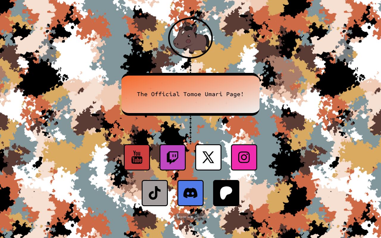 The Official Tomoe Umari Merch Page